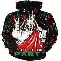 China Men's Christams Print Sweatshirts Hoodies Long Sleeve Graphic Halloween Shirts for sale