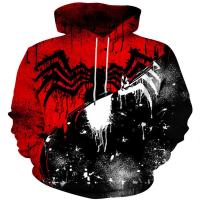 China Hoodies Men Skull 3D Graphic Print Sweatshirts Pullover Tops With Pocket for sale