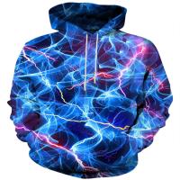 China Hoodies Men Skull 3D Graphic Print Sweatshirts Pullover Tops With Pocket for sale