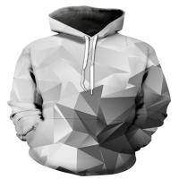 China Men's Graphic Print Drawstring Street Hoodies Oversized Vintage Long Sleeve Sweatshirts for sale