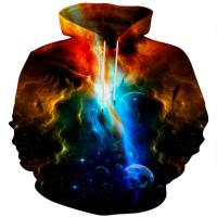 China Men's Graphic Print Drawstring Street Hoodies Oversized Vintage Long Sleeve Sweatshirts for sale