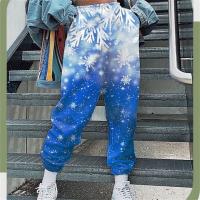 China Trousers For Women Autumn Winter New Women's Christmas Sublimation Printed Sweatpants Loose Casual Sports Pants for sale