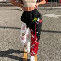 China Trousers For Women Autumn Winter New Women's Christmas Sublimation Printed Sweatpants Loose Casual Sports Pants for sale