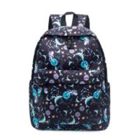 China Waterproof Nylon Backpack Men's Clear Sweet Print Student Schoolbag Women's Backpack Fashion Women's Bag for sale