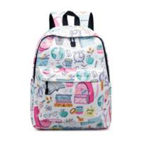 China Waterproof Nylon Backpack Men's Clear Sweet Print Student Schoolbag Women's Backpack Fashion Women's Bag for sale