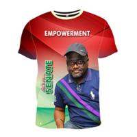 China Election Shirt Event Flag Print T-shirt Custom Made Full Body Print Round Neck Culture Shirt Short Sleeve for sale