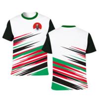 China Election Shirt Event Flag Print T-shirt Custom Made Full Body Print Round Neck Culture Shirt Short Sleeve for sale