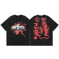 China Y2K Graphic T-Shirt Vintage Oversized Tee Street Casual Acid Wash Top For Men Women for sale