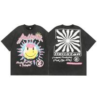 China Y2K Graphic T-Shirt Vintage Oversized Tee Street Casual Acid Wash Top For Men Women for sale