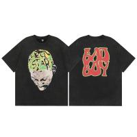 China Gothic Casual Loose Oversized T-shirt Harajuku Street Trend Men And Women Personalized Print Rock Anime Punk for sale