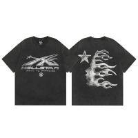 China Men's Graphic T-Shirt Unisex Cotton Oversized T-Shirt Short Sleeve Vintage Street Casual T-Shirt Tops for sale