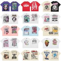 China Men's Oversized Graphic Tee Crew Neck Short Sleeve Vintage Streetwear Tee Tops for sale