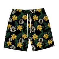 China Summer Beach Trousers Customize Logo Men's Casual Shorts Summer Double Layer Shorts Camouflage Slim Swimming Trunks Beach Pants for sale