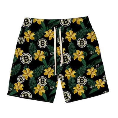 China Summer Beach Trousers Customize Logo Men's Casual Shorts Summer Double Layer Shorts Camouflage Slim Swimming Trunks Beach Pants for sale
