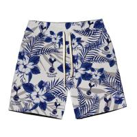 China Summer Beach Trousers Customize Logo Men's Casual Shorts Summer Double Layer Shorts Camouflage Slim Swimming Trunks Beach Pants for sale