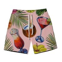 China Summer Beach Trousers Customize Logo Men's Casual Shorts Summer Double Layer Shorts Camouflage Slim Swimming Trunks Beach Pants for sale