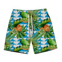 China Summer Beach Trousers Customize Logo Men's Casual Shorts Summer Double Layer Shorts Camouflage Slim Swimming Trunks Beach Pants for sale
