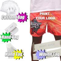 China High Quality Custom Name Logo Men Beach Shorts 5in Inseam Nylon Running Mesh Comfortable Shorts Mens Floral Beach Shorts for sale