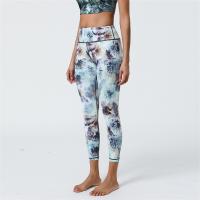 China Wholesale European Size S-XL Yoga Pants High Waist Tights Butt-lifting Yoga Leggings Printed Women's Fitness Leggings for sale