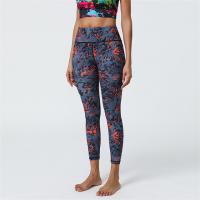 China Wholesale European Size S-XL Yoga Pants High Waist Tights Butt-lifting Yoga Leggings Printed Women's Fitness Leggings for sale