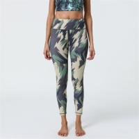 China Sport Yoga Pants High Waist Tights Butt-lifting Yoga Leggings Printed Women's Fitness Leggings for sale