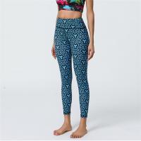 China Sport Yoga Pants High Waist Tights Butt-lifting Yoga Leggings Printed Women's Fitness Leggings for sale
