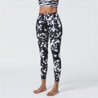 China Sport Yoga Pants High Waist Tights Butt-lifting Yoga Leggings Printed Women's Fitness Leggings for sale