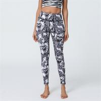 China Sport Yoga Pants High Waist Tights Butt-lifting Yoga Leggings Printed Women's Fitness Leggings for sale
