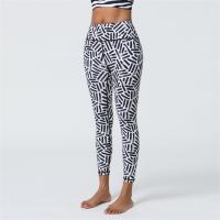 China Sport Yoga Pants High Waist Tights Butt-lifting Yoga Leggings Printed Women's Fitness Leggings for sale