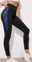China Colorful Geometric Kente Symbols African Art Print Leggings High Yoga Waist Sublimation Printed Leggings for Women for sale