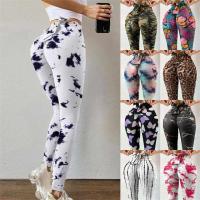 China Wholesale Women Fitness High Waist Leggings Printed Leggings Sports Seamless Yoga Tie Dye Leggings for sale