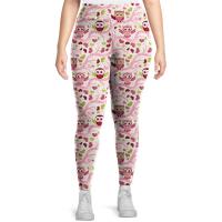 China Custom Print Pants Plus Size High Waist Gym Fitness Sport Wears Spandex Fabric Butter Soft Women Yoga Leggings For Workout for sale