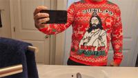 China Unisex Ugly Christmas Sweater 3D Printed Funny Graphic Long Sleeve T-Shirt Crewneck Sweatshirts for sale