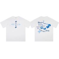 China Graphic Print T-Shirt Vintage Drop Shoulder Short Sleeve Casual Loose Tees Summer Outfits for sale