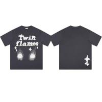 China Graphic Print T-Shirt Vintage Drop Shoulder Short Sleeve Casual Loose Tees Summer Outfits for sale