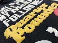 China Custom Logo Quality Tops Manufacturer Graphic Printing Drop Shoulder Heavyweight Mens Oversized Puff Printed T-shirts for sale