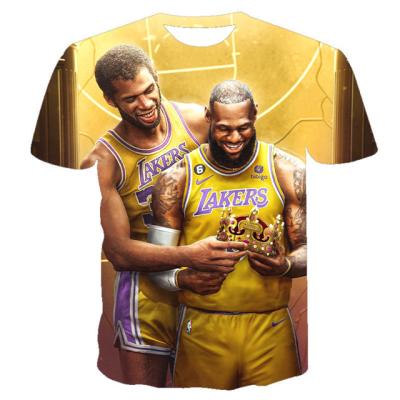 China Men's Basketball Jerseys Quick Dry Sport Shirt LA Basketball Jersey Number 23 Sportswear T-shirt Sports T Shirt for sale