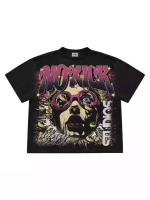 China Custom Graphic Digital Printing T Shirts Pattern Heavyweight Summer T Shirt For Men for sale