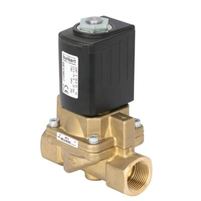 China Burket Solenoid Valve 6407 Servo Assisted 2/2 Way Piston Valve for sale