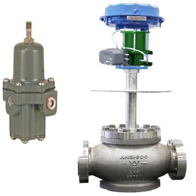 China Pneumatic Control Valve Qquipped Rotork Actuator 3710 67CFR Filter Pressure Reducing Valve for sale
