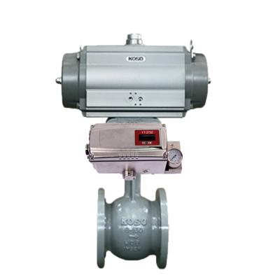 China KOSO Control Valve 220C Globe Valves With 6400RB 6500RA 7300RB Pneumatic Type Actuator With YT-3300 Valve Positioner for sale