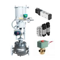 China Chinese Control Valve With Pneumatic Actuator And Asco 8210G And Festo VUVS-L30 Solenoid Valve for sale