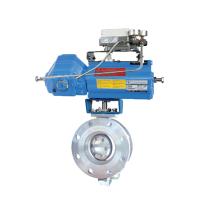 China Butterfly Valve With Neles B1CU17/55L Actuator And KOSO EPA800 Valve Positioner for sale