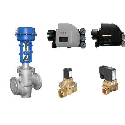 China Pneumatic Control Valves With Koso KGP5000 Smart Valve Positioner And Burkert  5404 Solenoid Valve for sale