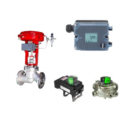 China China's famous wuzhong  Pneumatic control valve  with Samson 3725  positioner and Rotork Limit Swi for sale