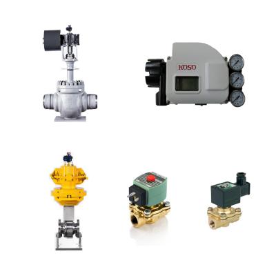 China High-quality China's pneumatic control valves with koso KGP5000 smart valve positioner and ASCO solenoid valves for sale