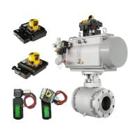 China Control Valve With Pneumatic Actuator And Asco 8210G Solenoid Valve And Westlock 2200 Limit Switches for sale