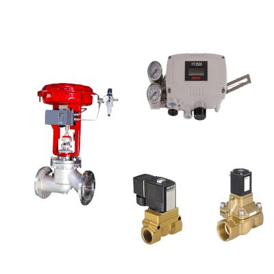 China Pneumatic Control Valve With Original Rotork YT-2500 Smart Valve Positioner And  Burkert Type 5404 Solenoid Valve for sale