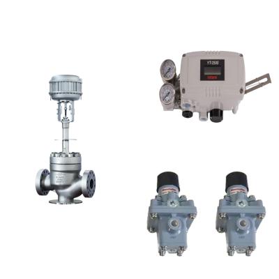 China Pneumatic Control Valve With Original Rotork YT-2500 Smart Valve Positioner And Masoneilan 78-40 filter regulator for sale
