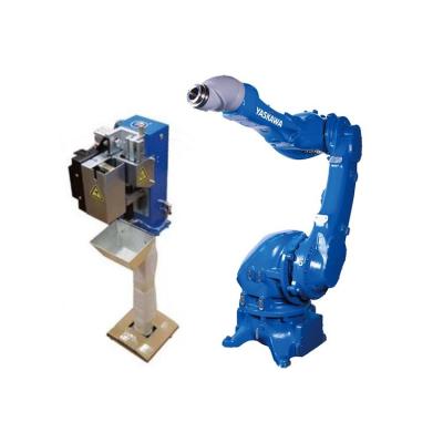 China Painting 6 Axis Robotic Arm Yaskawa MPX2600 With CNGBS Gun Cleaning Station For Painting Robot for sale